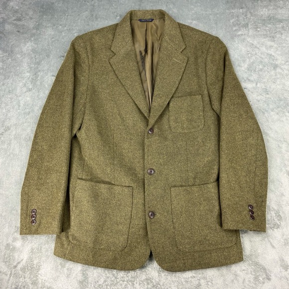 GAP | Suits & Blazers | Vintage Gap Blazer Mens M Green Wool Mohair 3 ...